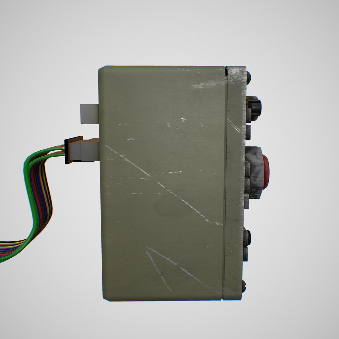 Army Missile Control Panel 3D Model - TurboSquid 1334211