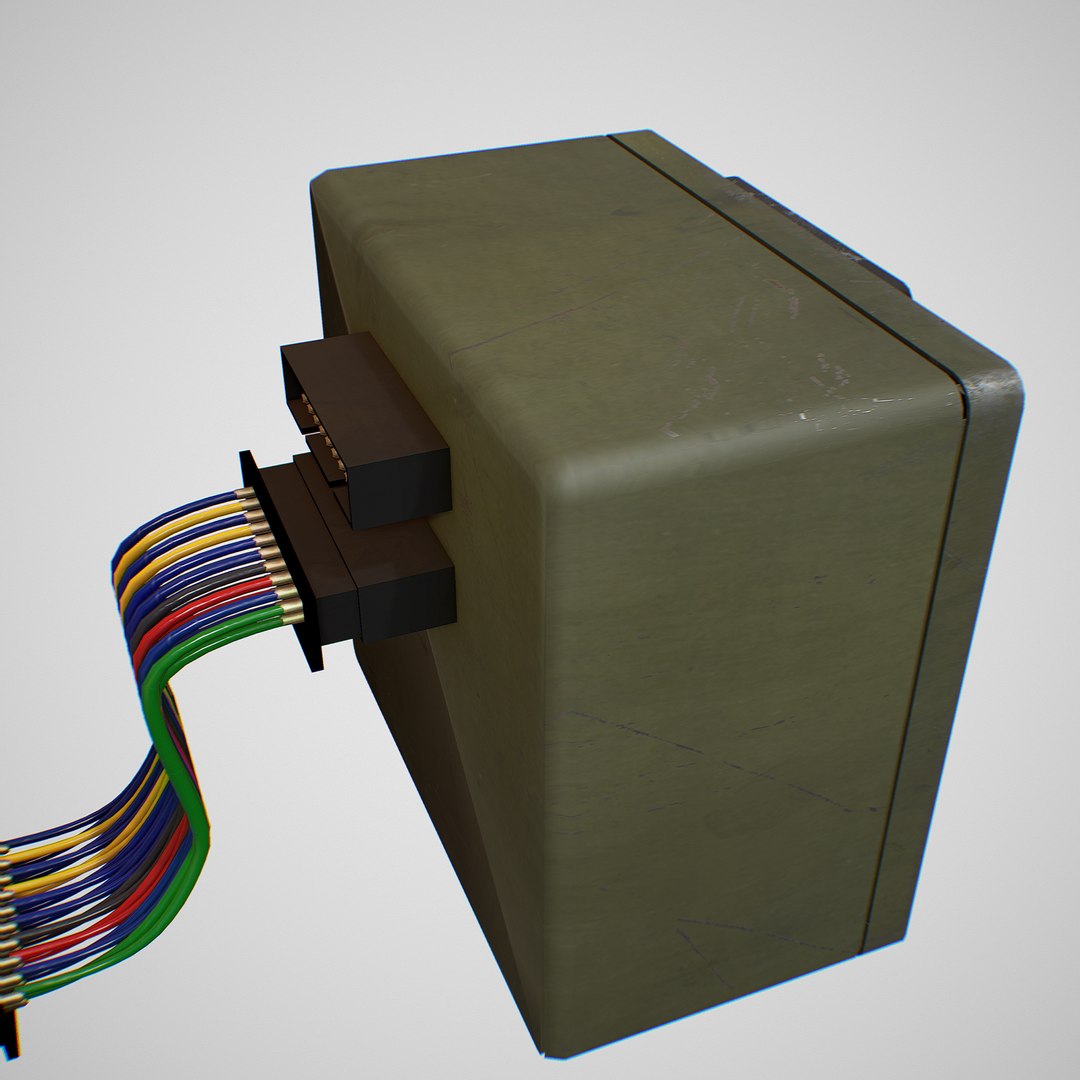 Army Missile Control Panel 3D Model - TurboSquid 1334211