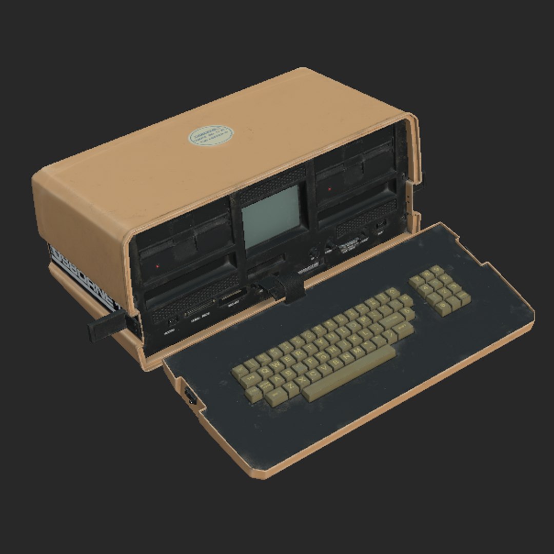 Personal Computer Osborne 1 Model - TurboSquid 1421499