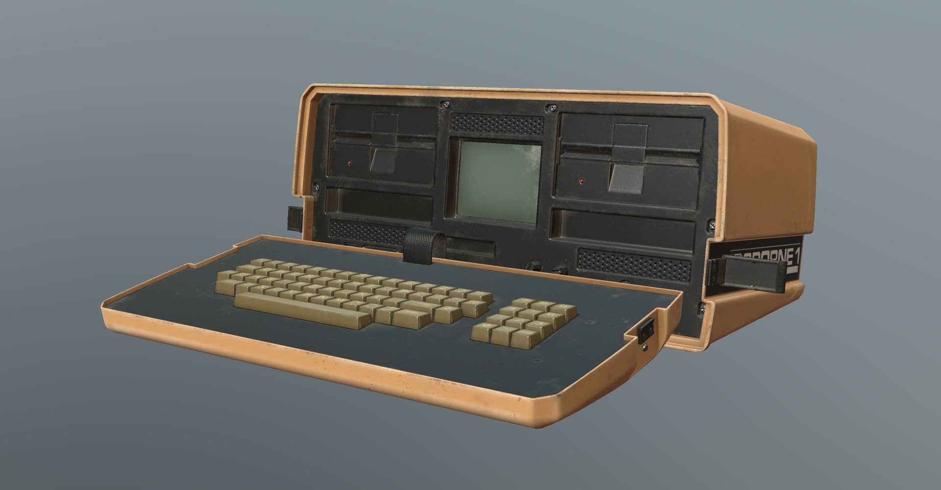 Personal Computer Osborne 1 Model - TurboSquid 1421499