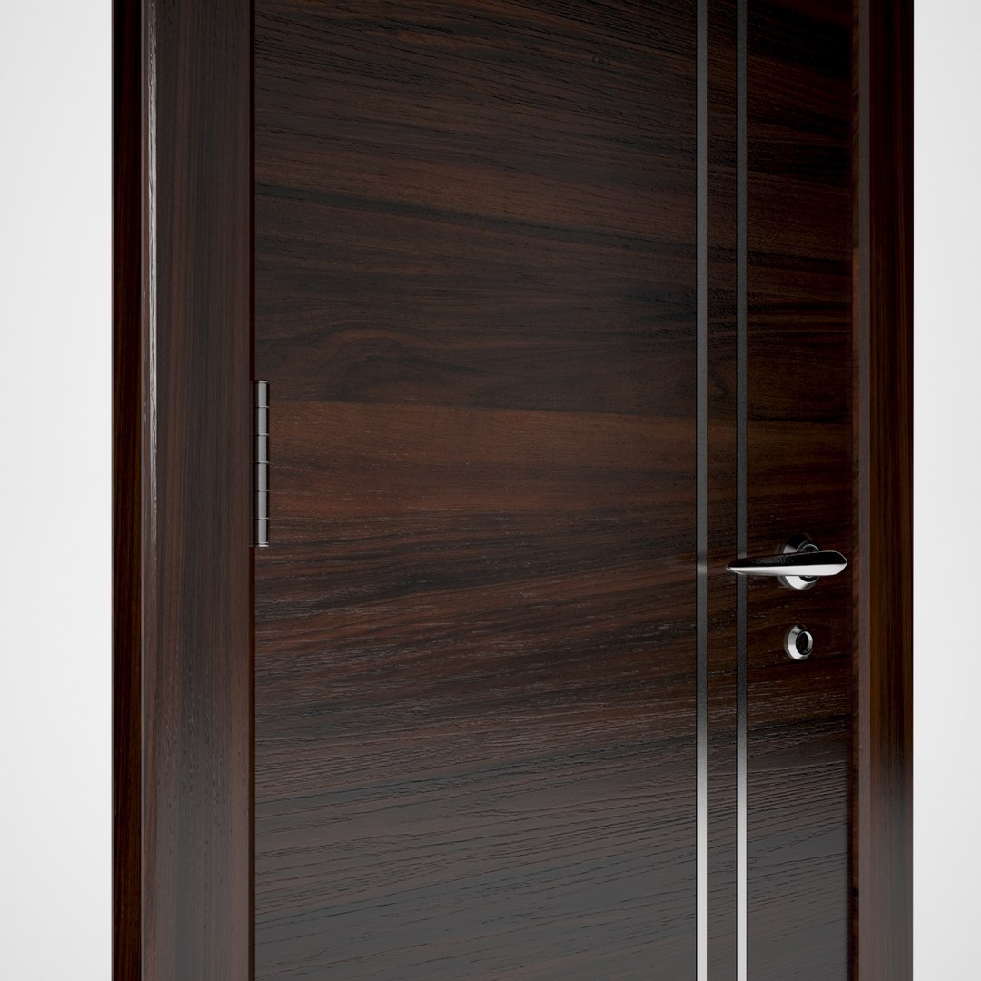 3D Wooden Door Interior Model - TurboSquid 1194834