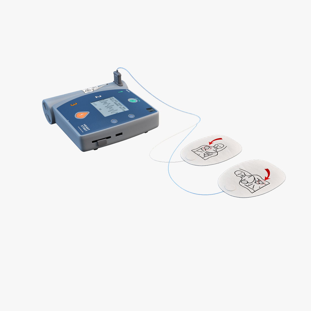 3d Portable Defibrillator Model