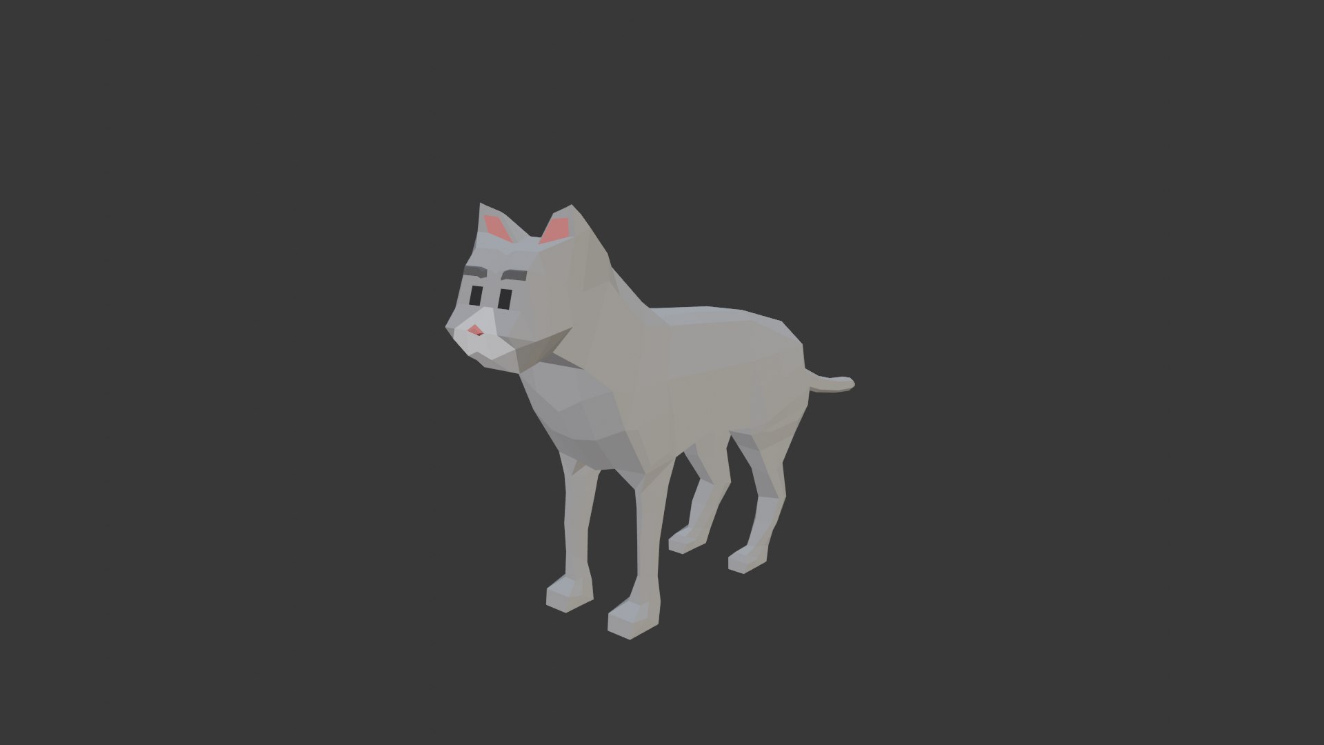 3D LOW POLY Cat - ANIMATED Model - TurboSquid 2254084
