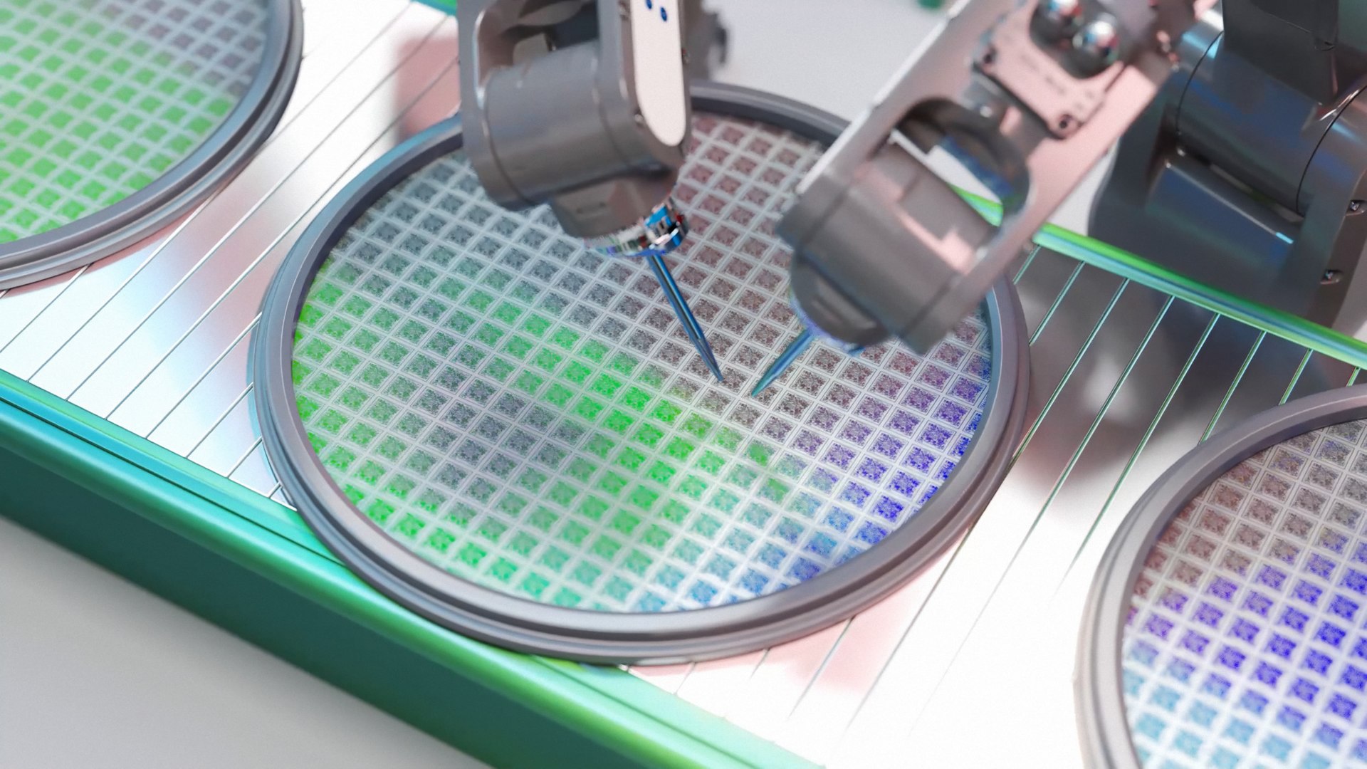 Industrial Robot Semiconductor Manufacturing Animation 3D Model ...