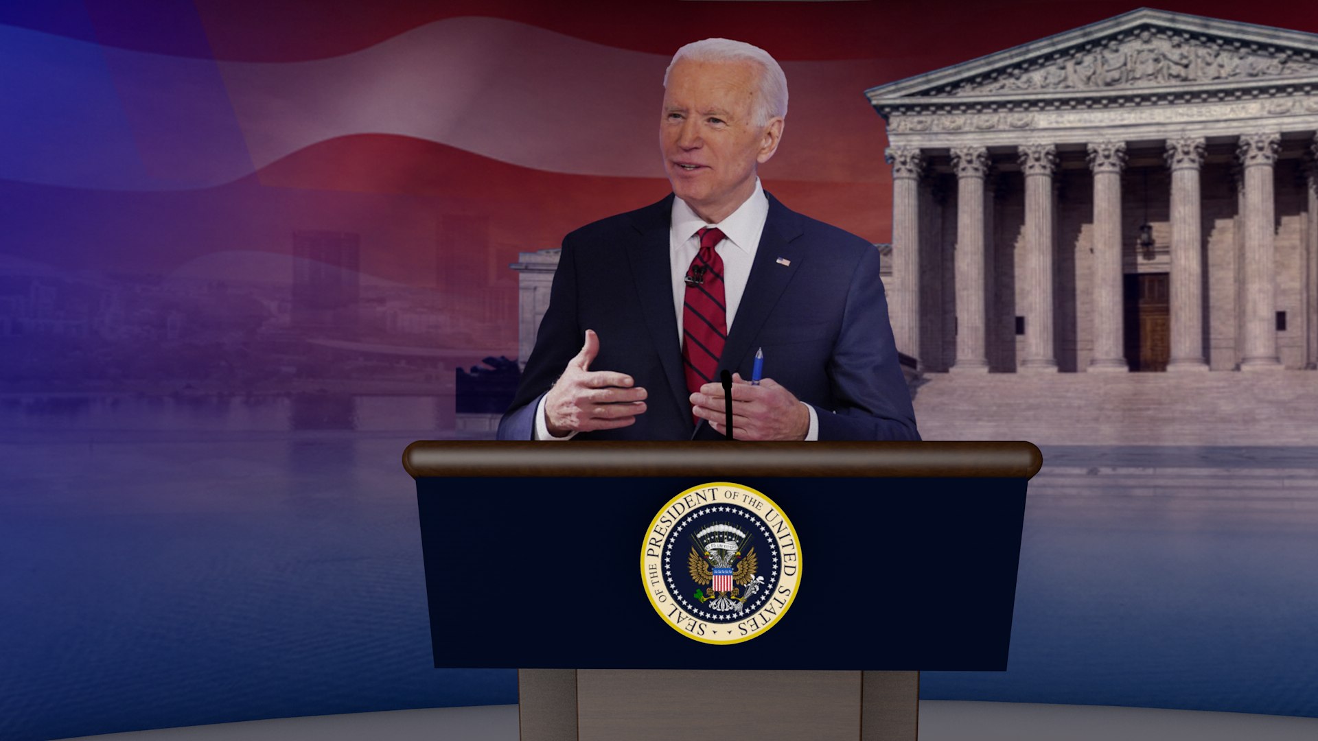 Presidential Desk Joe Biden 3D Model - TurboSquid 1816673