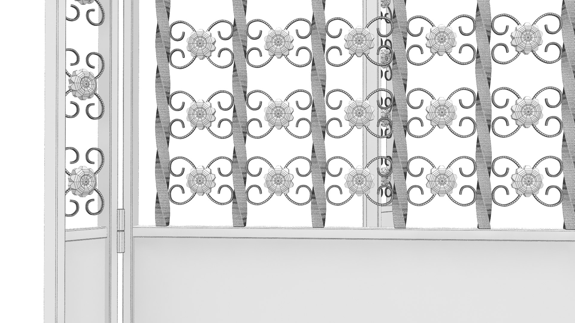 3D Ferforje Door Forje - TurboSquid 1694782