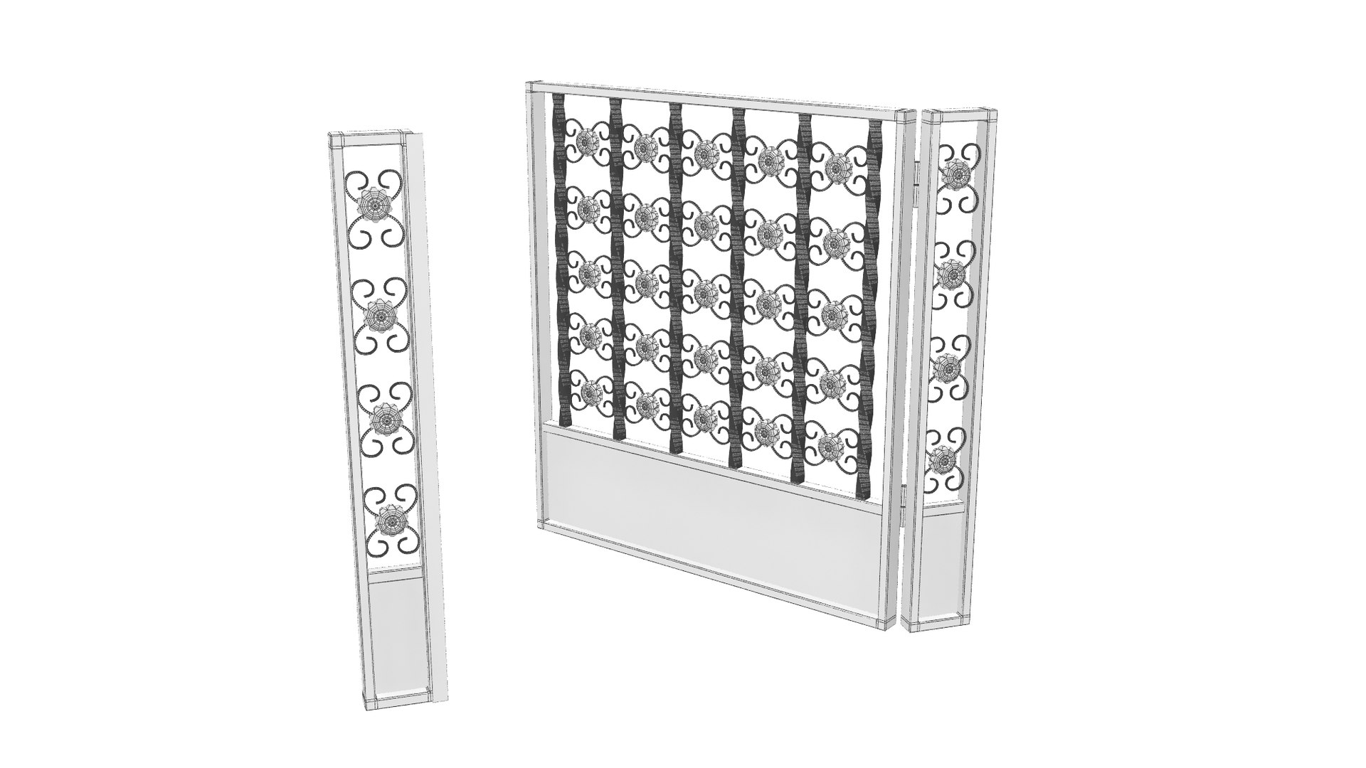 3D Ferforje Door Forje - TurboSquid 1694782