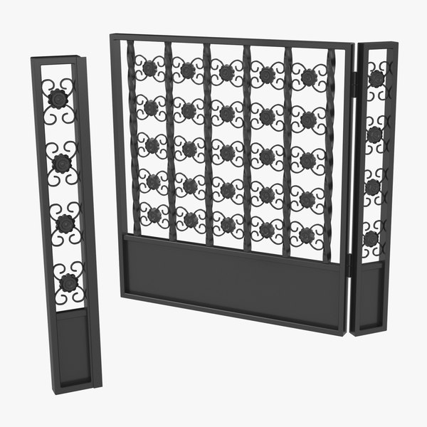 3D ferforje door forje - TurboSquid 1694782