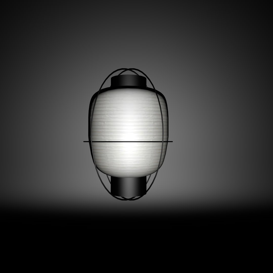 Oriental paper lantern 3D model - TurboSquid 1480100