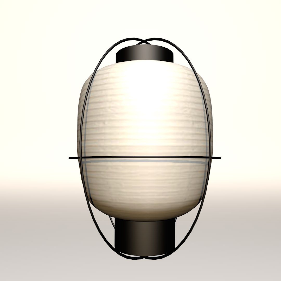 Oriental paper lantern 3D model - TurboSquid 1480100