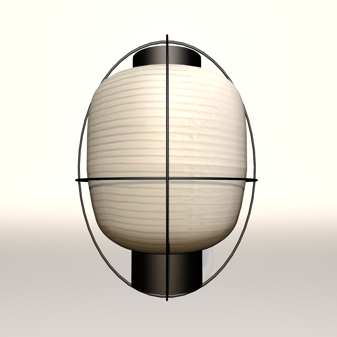 Oriental paper lantern 3D model - TurboSquid 1480100