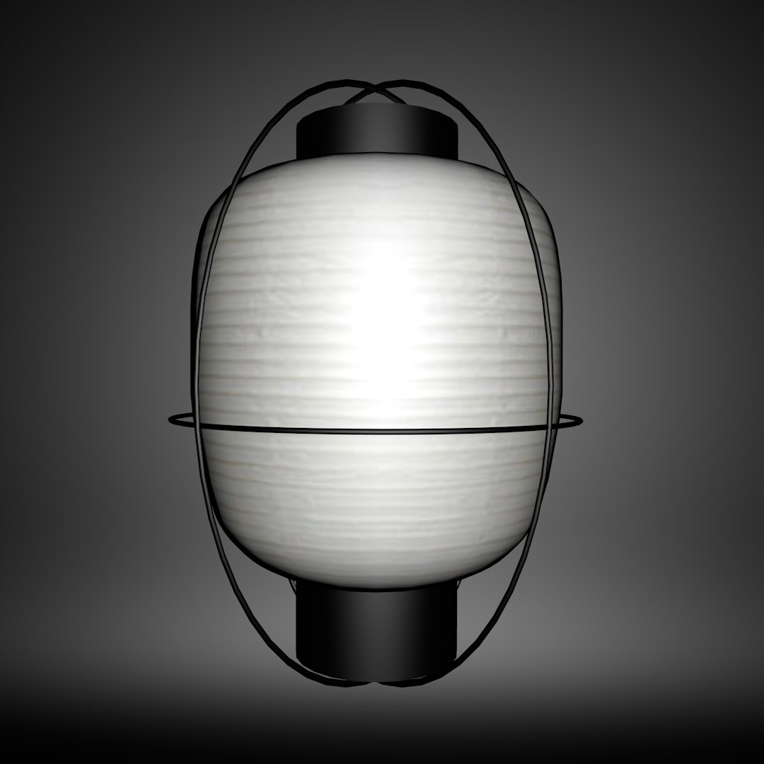 Oriental paper lantern 3D model - TurboSquid 1480100