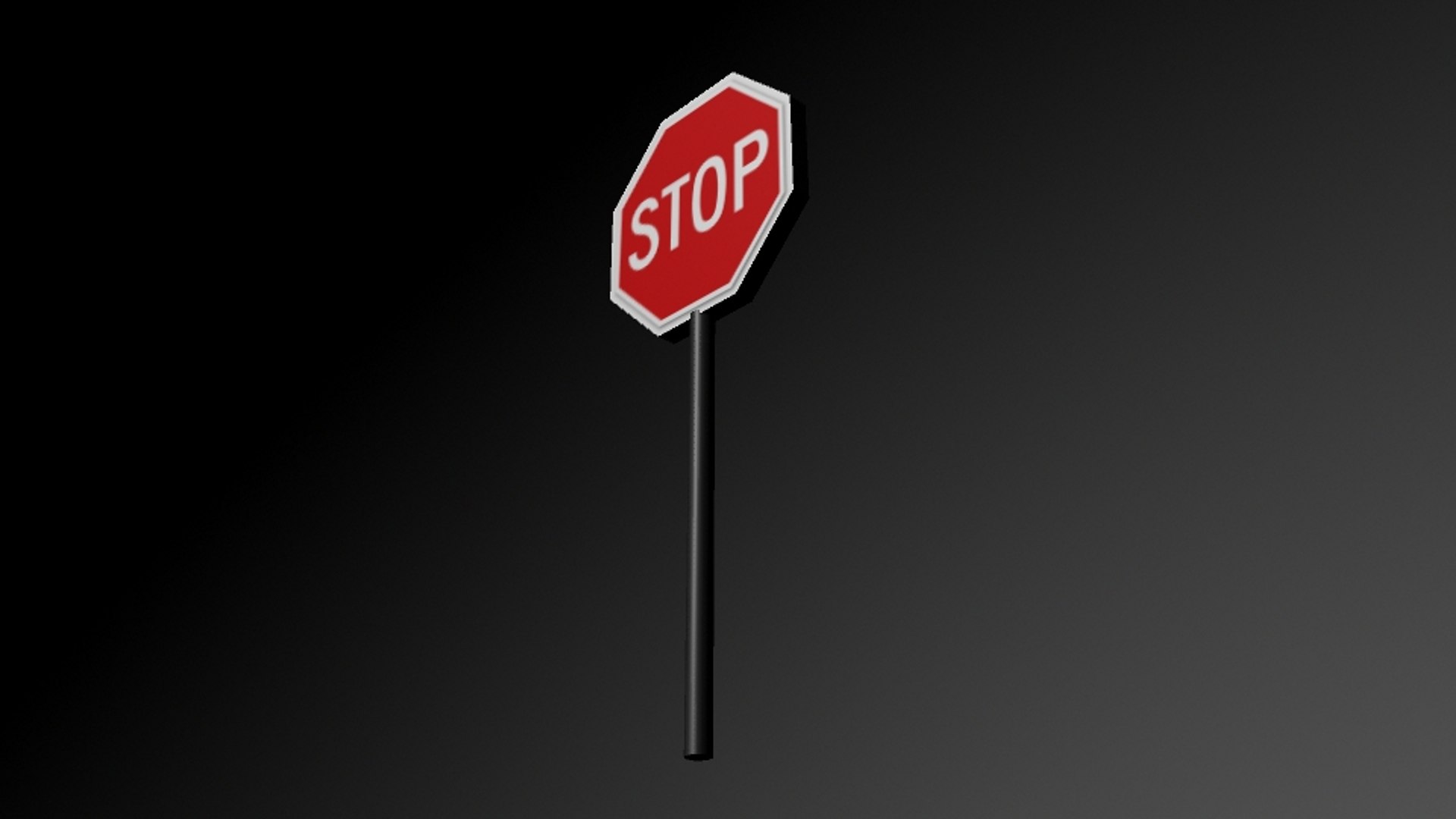 Just Stop Sign 3D Model - TurboSquid 1299084