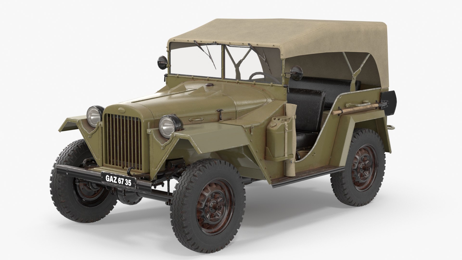 3D gaz 67 - TurboSquid 1667094