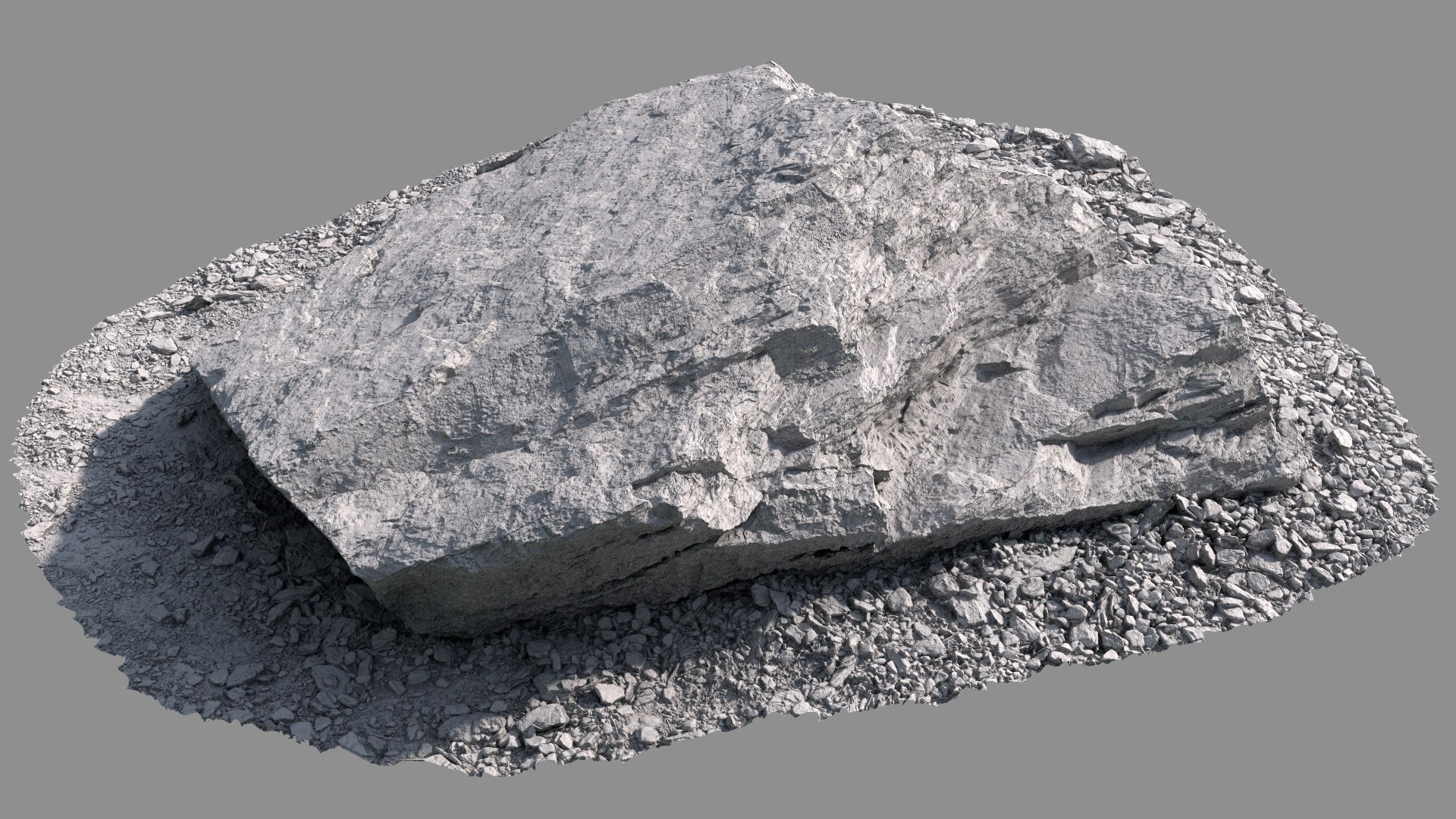 Ground Rock 3 3D Model - TurboSquid 1705576
