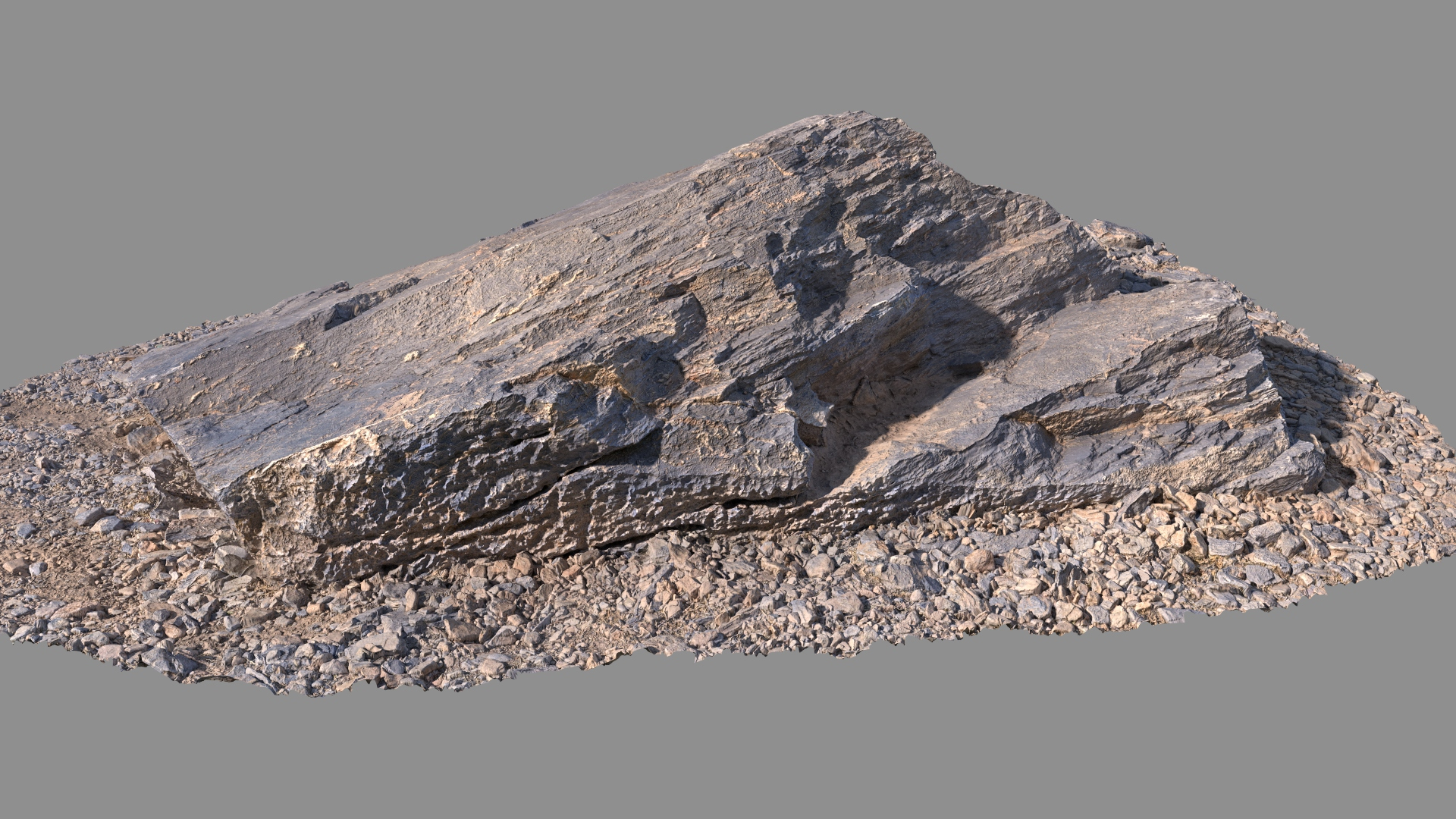 Ground rock 3 3D model - TurboSquid 1705576