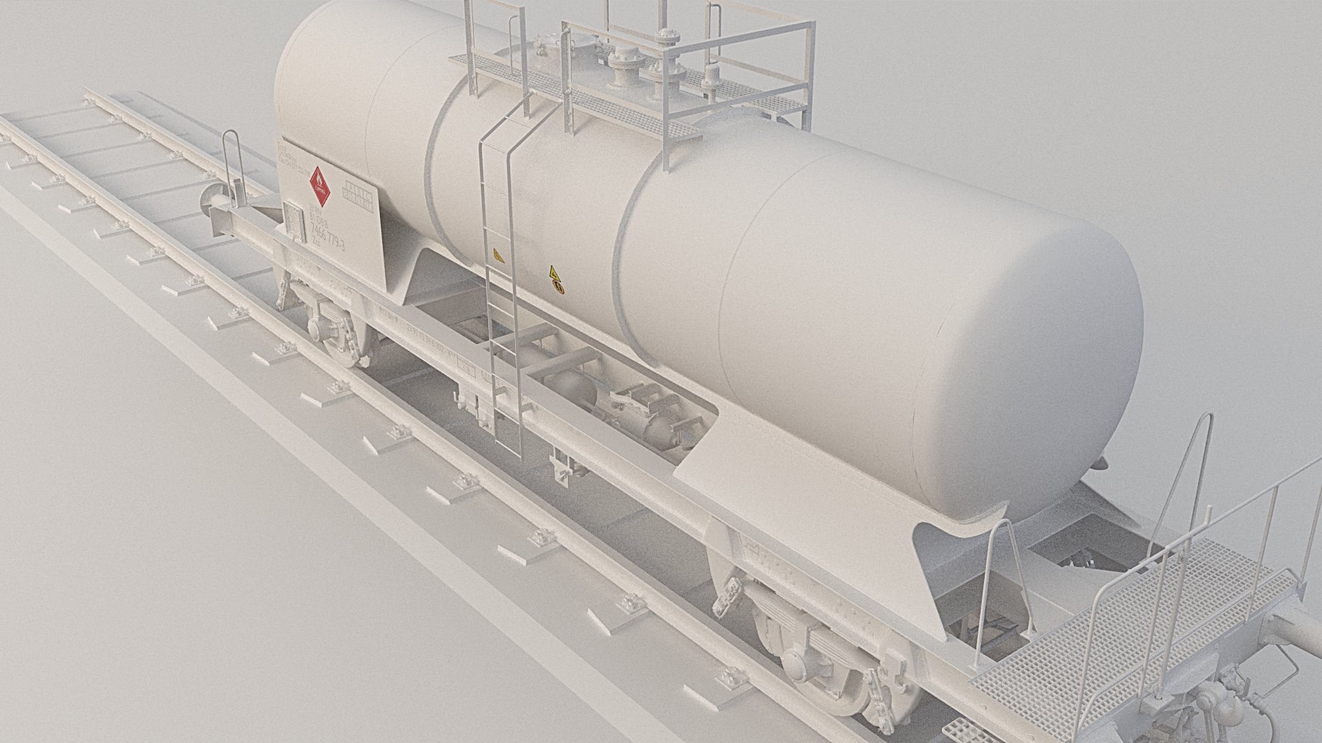 3D model train tank tanker - TurboSquid 1524268