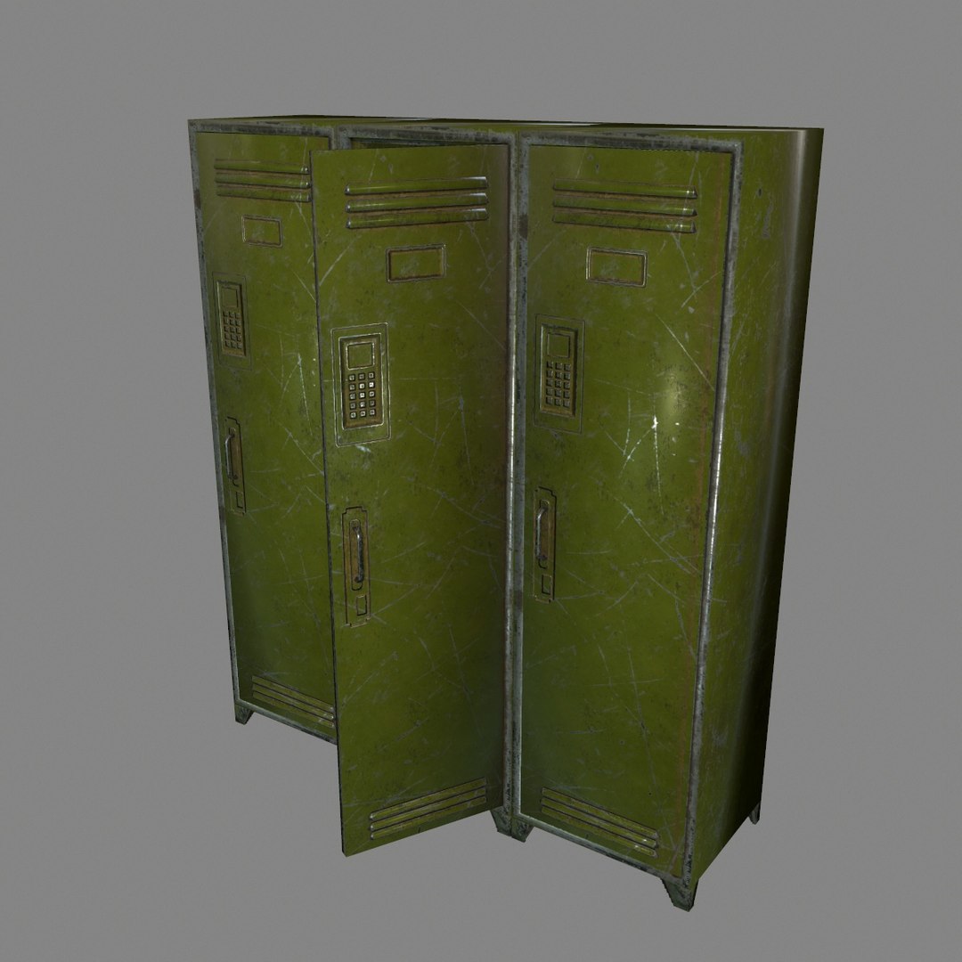 Locker 3D Model - TurboSquid 1303592