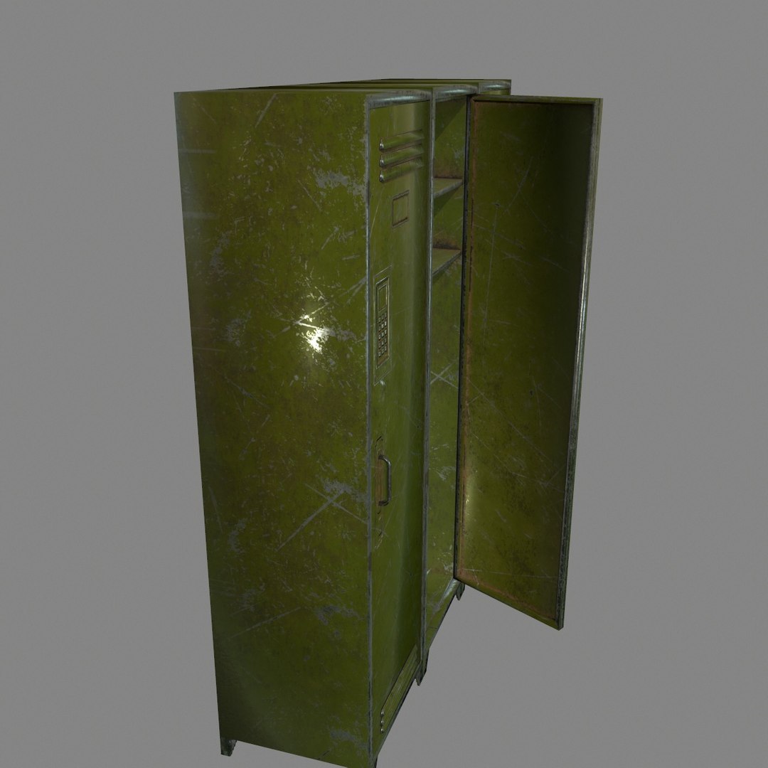 Locker 3D Model - TurboSquid 1303592