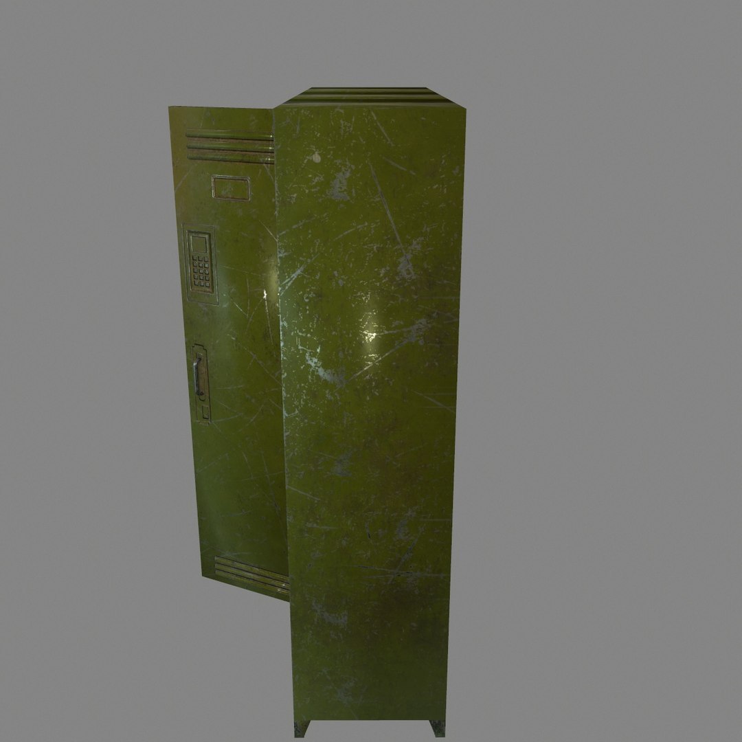Locker 3D Model - TurboSquid 1303592