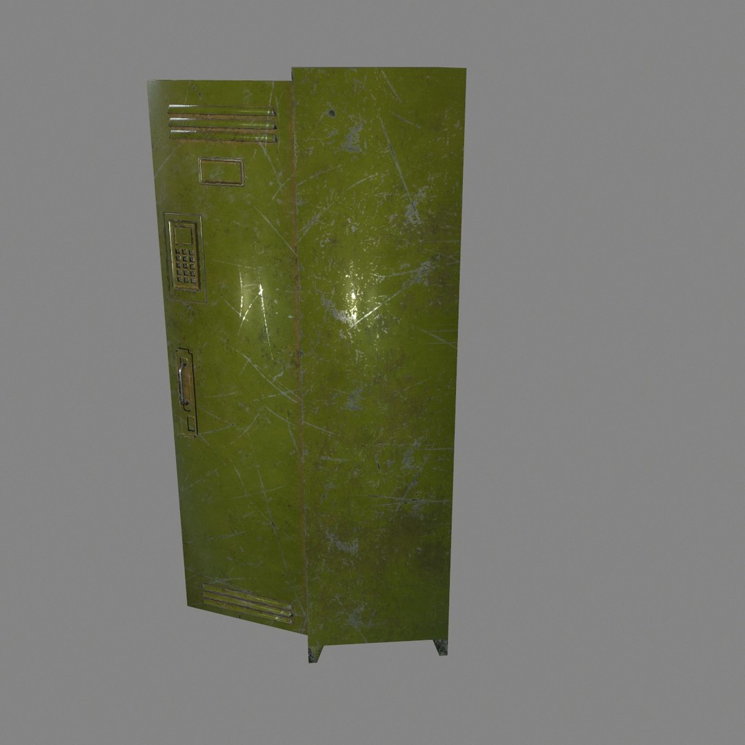 Locker 3D Model - TurboSquid 1303592