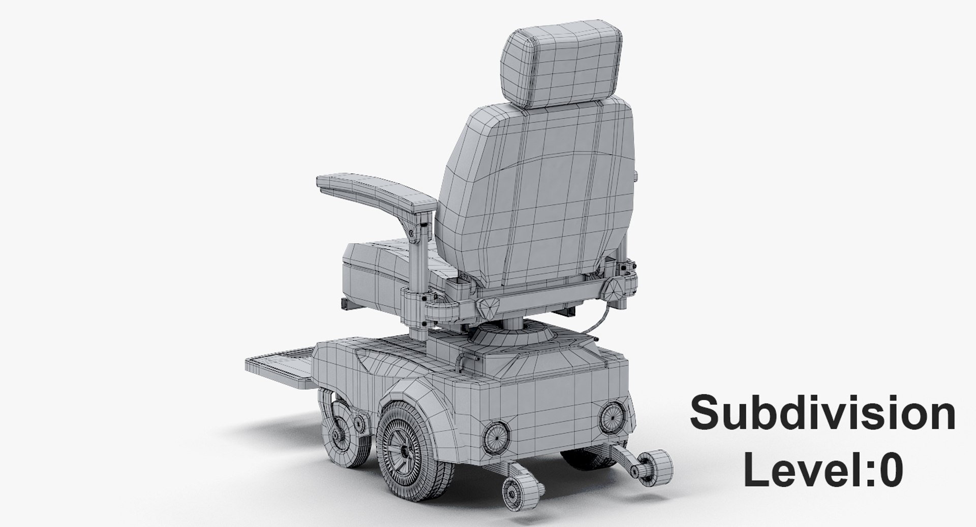 3D Power Wheelchair Sunfire Model - TurboSquid 1377194