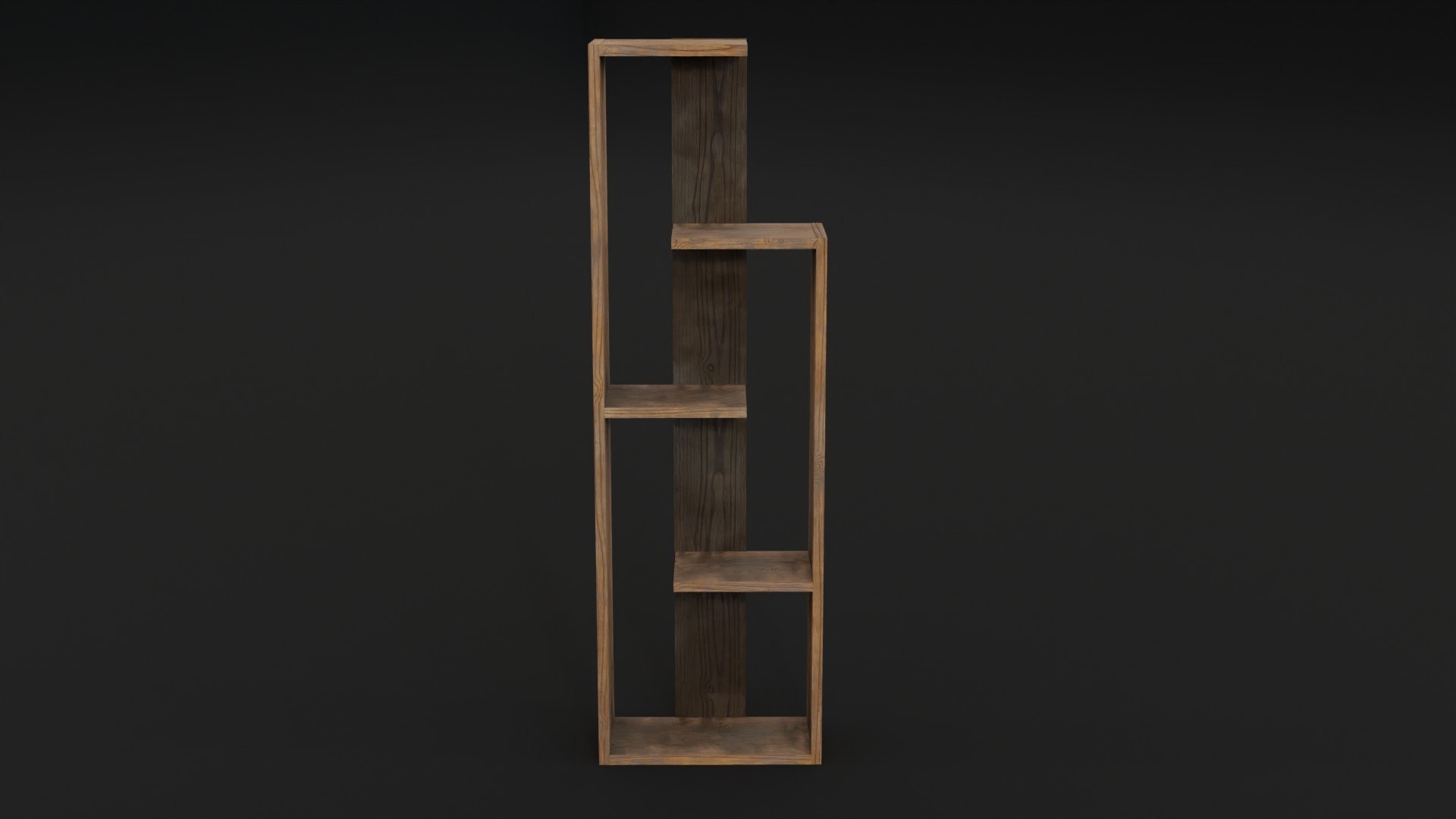 4k Wooden Bookcase V2 3D Model - TurboSquid 1991724
