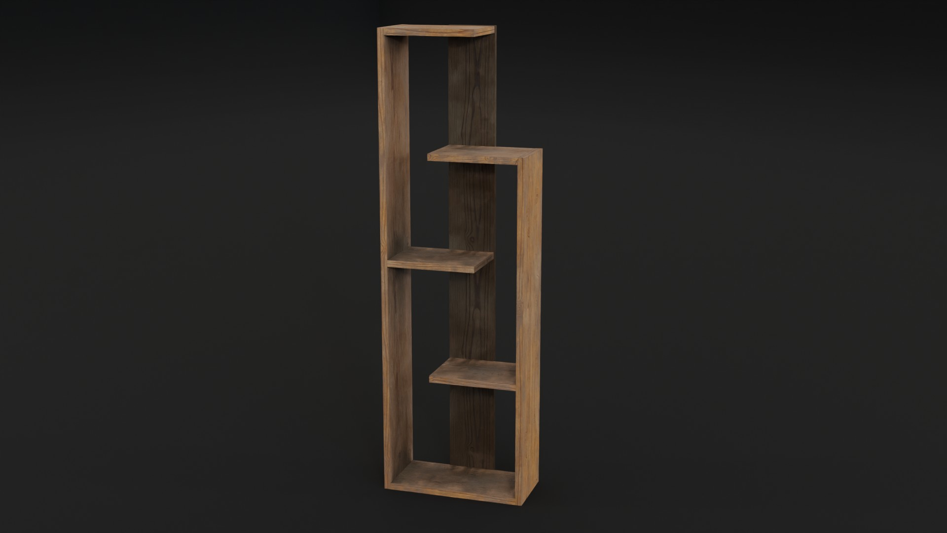 4k Wooden Bookcase V2 3D Model - TurboSquid 1991724