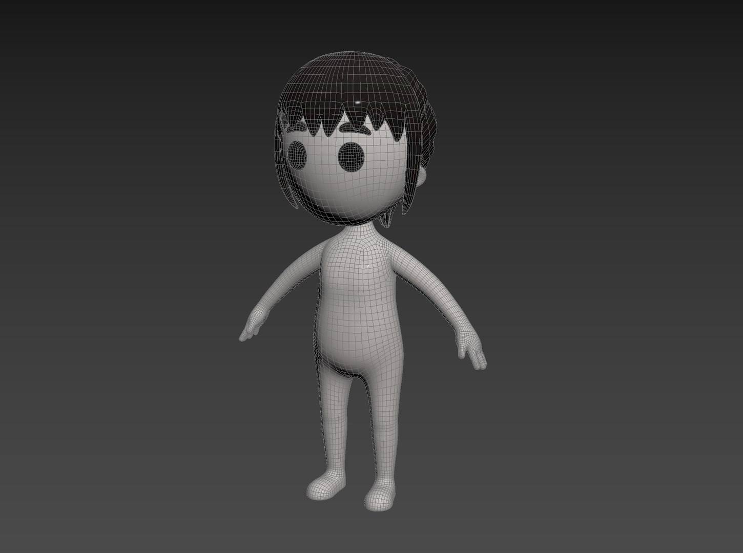 Stick Girl Character 3D Model - TurboSquid 1704128