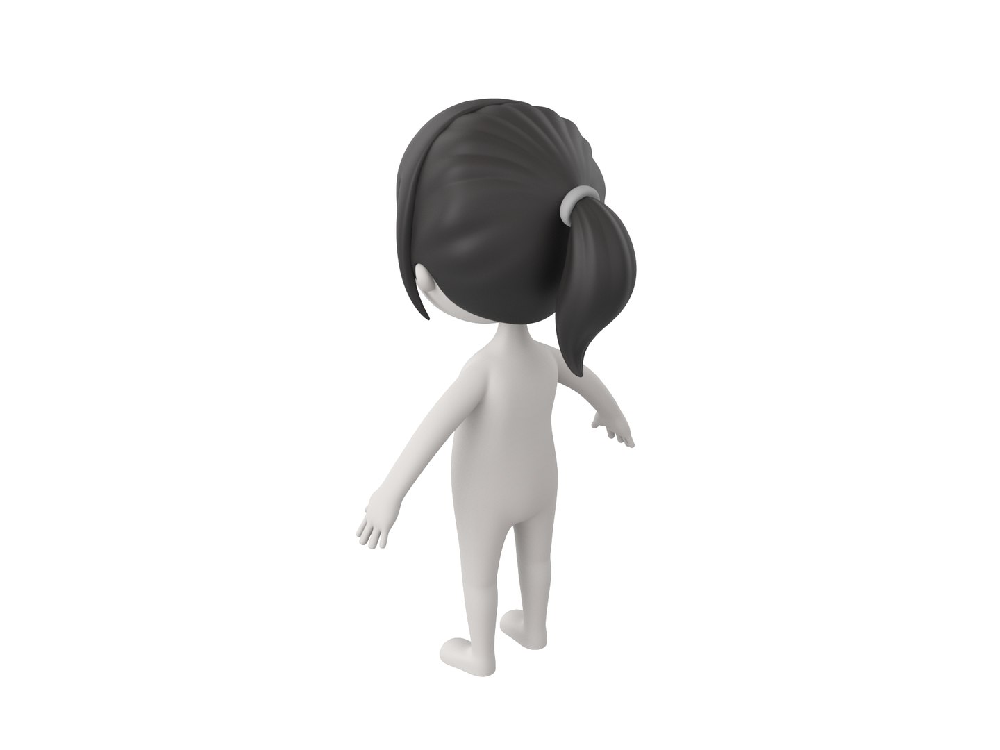 Stick Girl Character 3D Model - TurboSquid 1704128