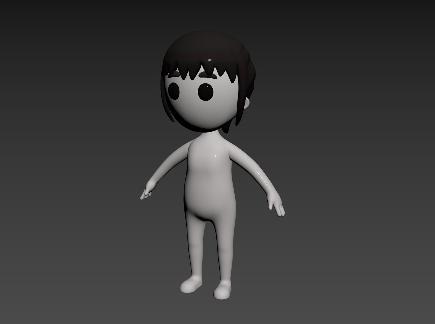 Stick Girl Character 3D Model - TurboSquid 1704128