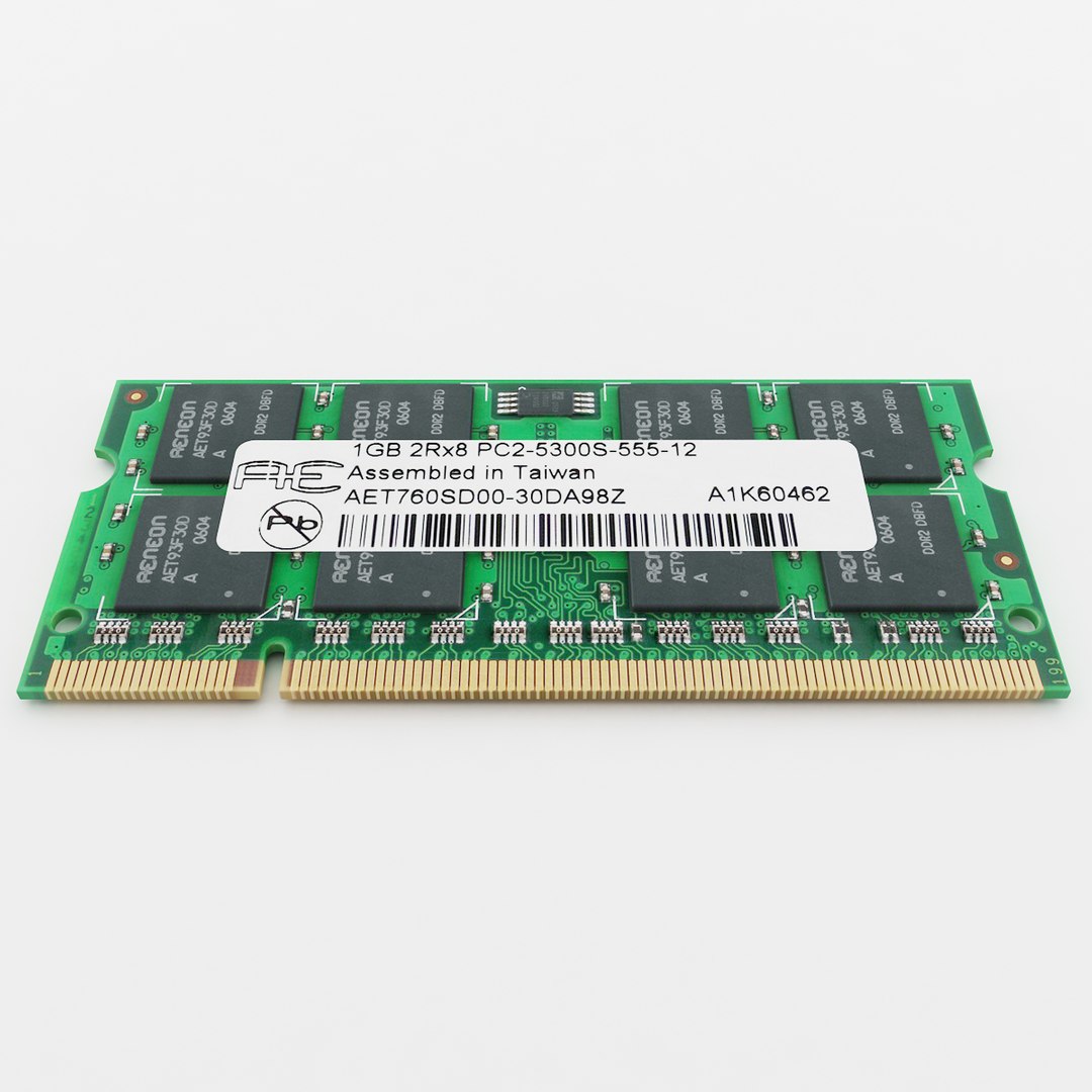 3D Ram Module Memory - TurboSquid 1298109