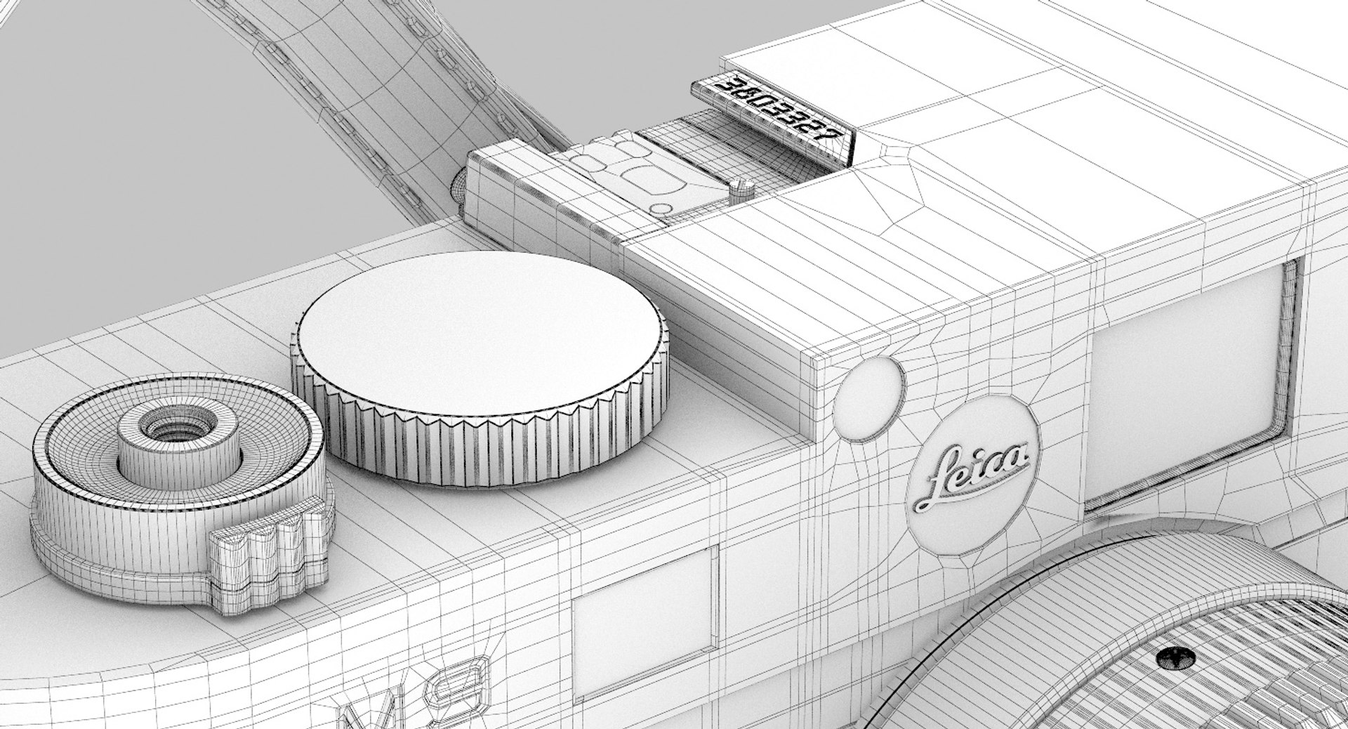 3d Model Leica M9 Silver Black