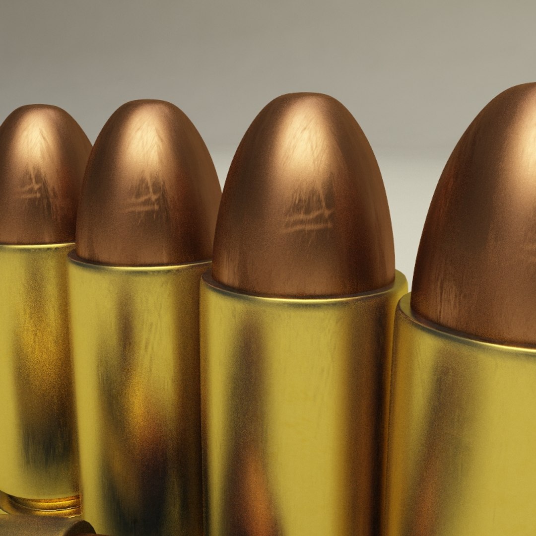 Cartridge 45 Acp 3d Model