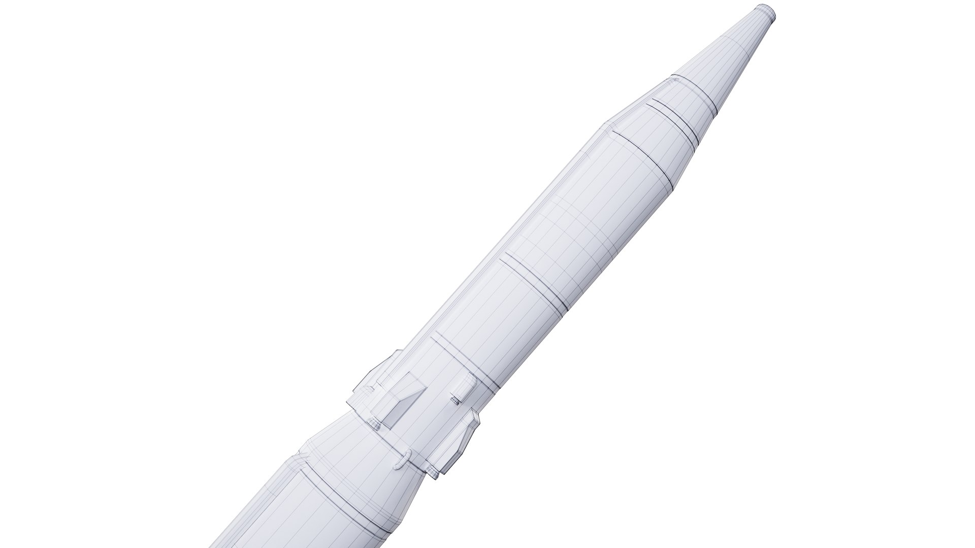R-16 Soviet Ballistic Missile 3D Model - TurboSquid 1988386