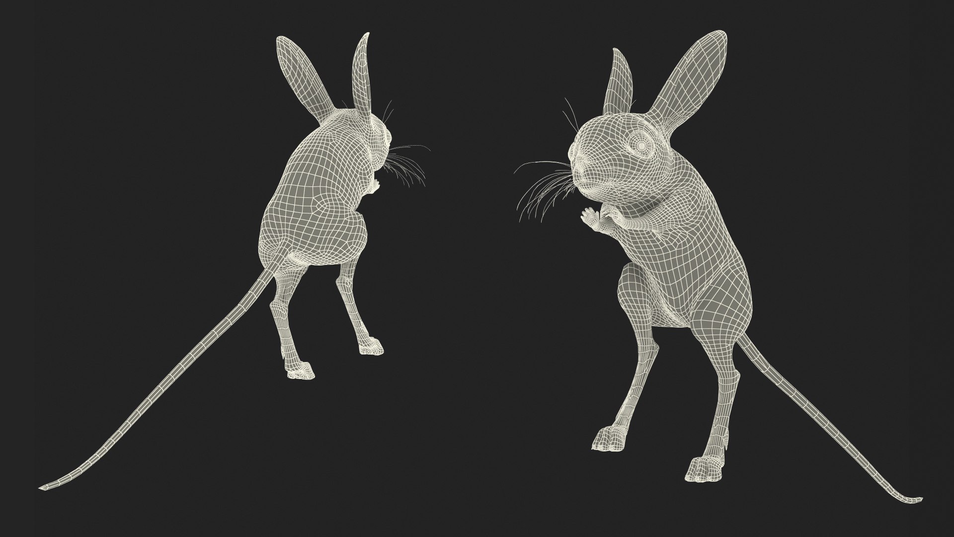 Jumping Jerboa Fur 3D - TurboSquid 2197353