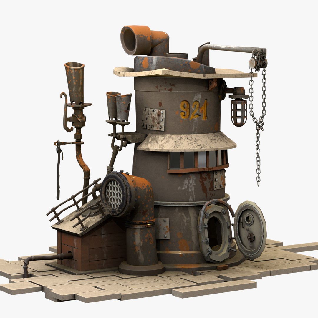 Cartoon Smoke House 3D - TurboSquid 1261792