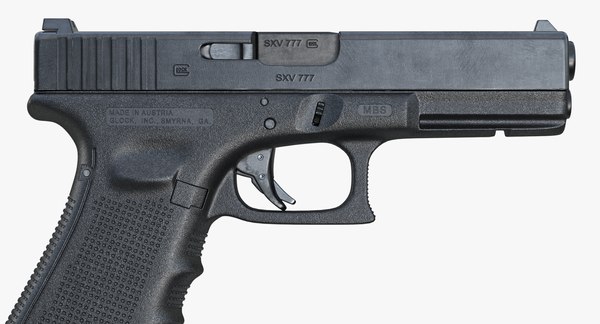 gun glock 17 gen 3d max