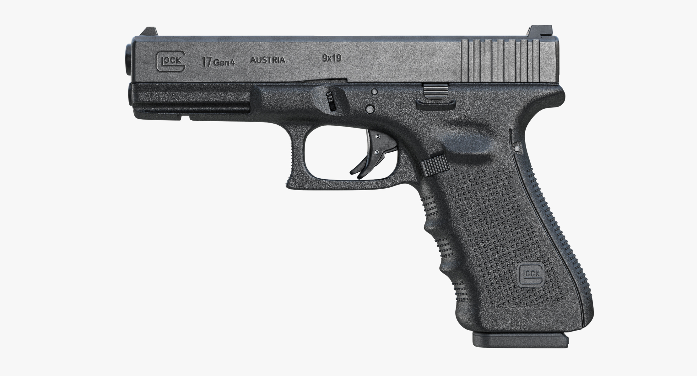 gun glock 17 gen 3d max