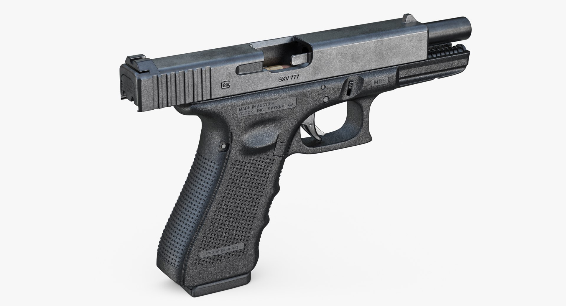 gun glock 17 gen 3d max