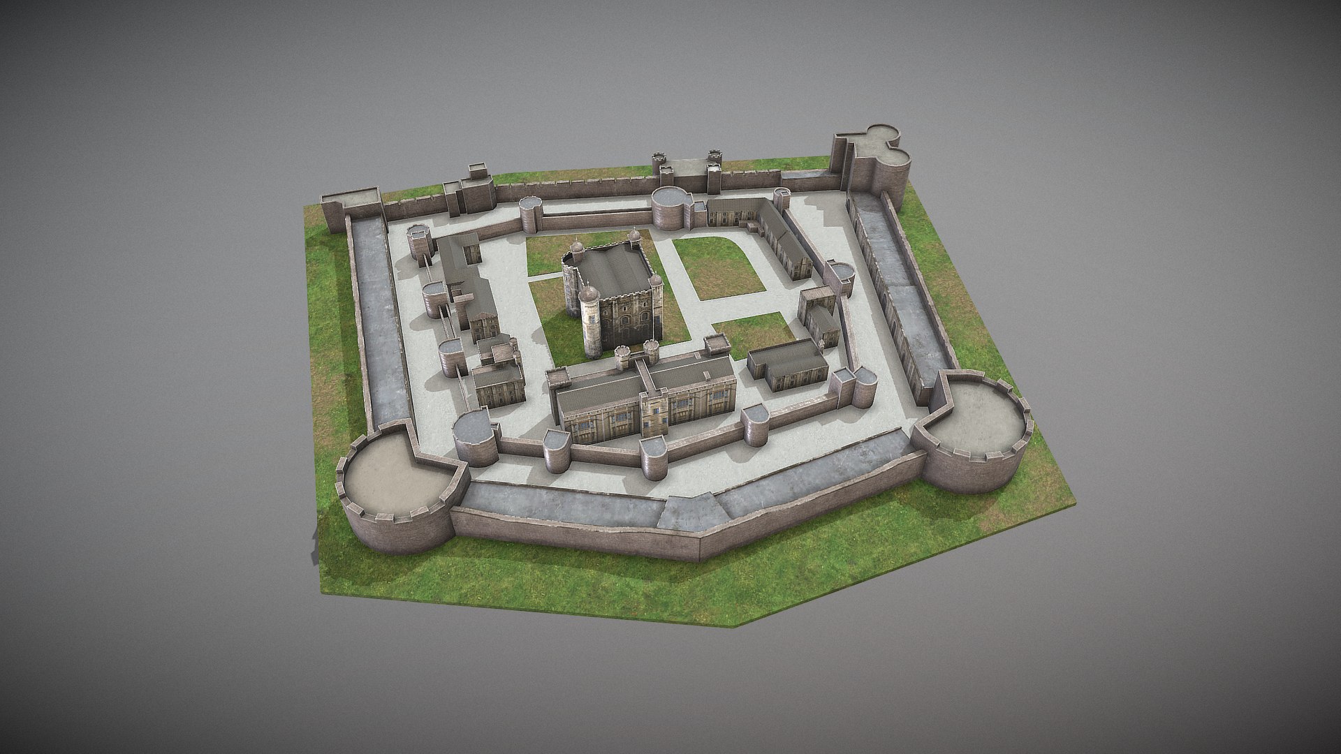 3D Model - Tower Of London 3D - TurboSquid 2508608
