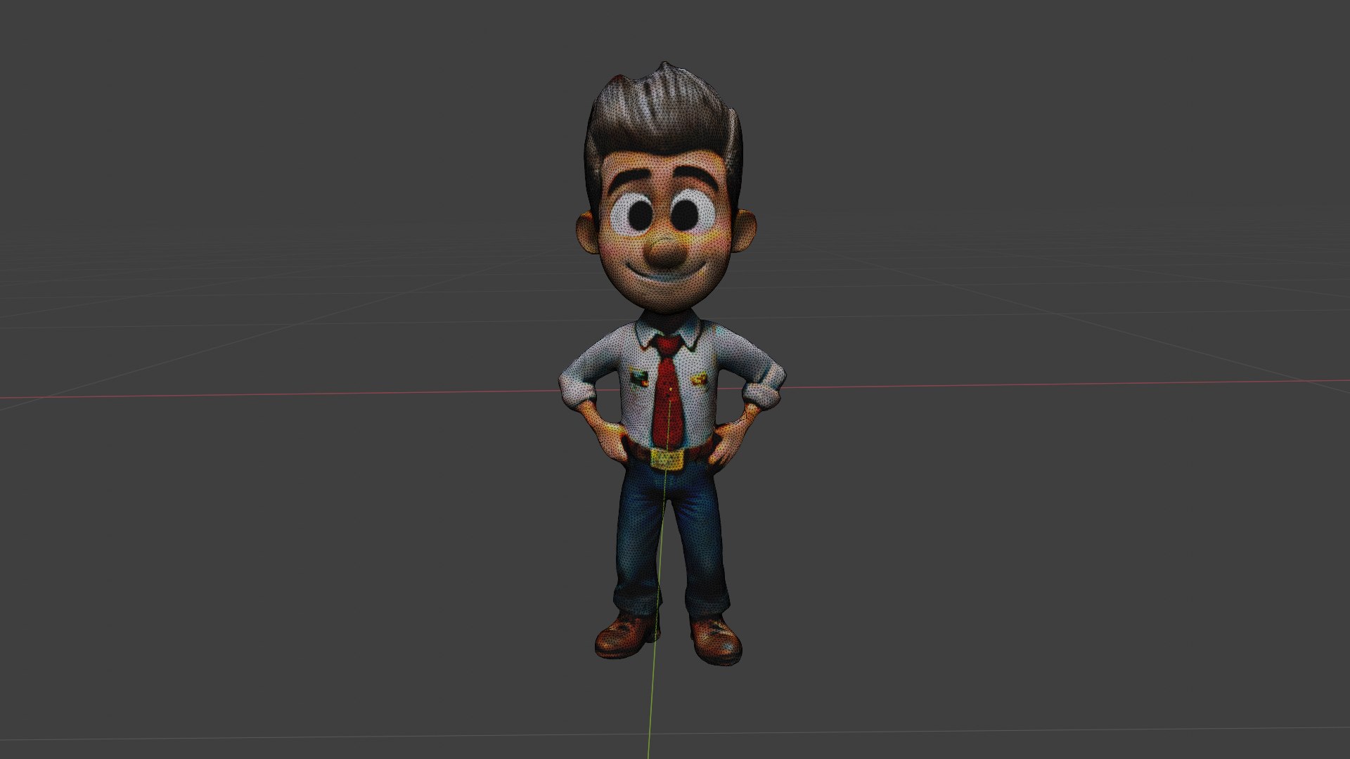 3D Cartoon Father model - TurboSquid 2134270