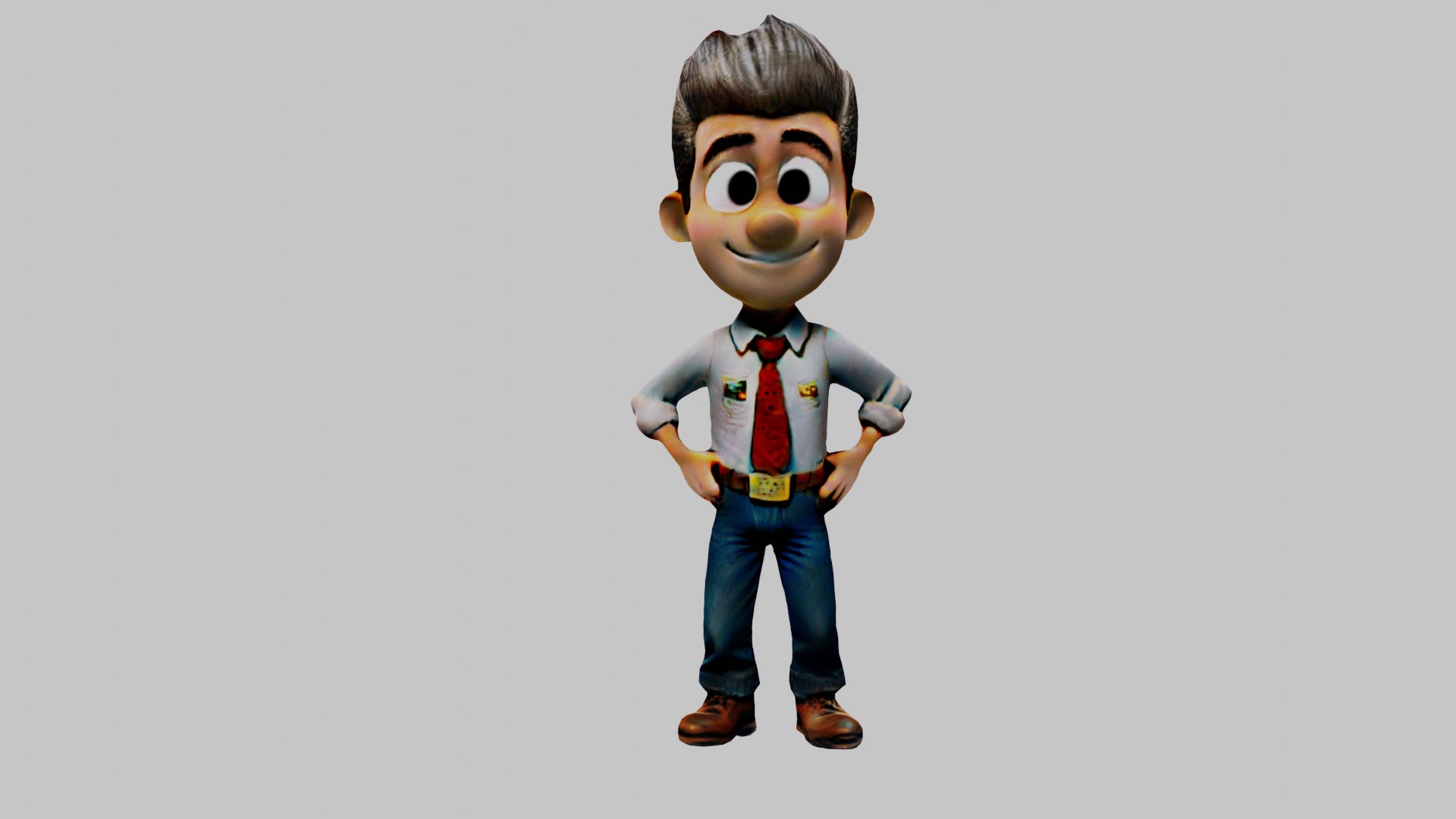 3D Cartoon Father model - TurboSquid 2134270
