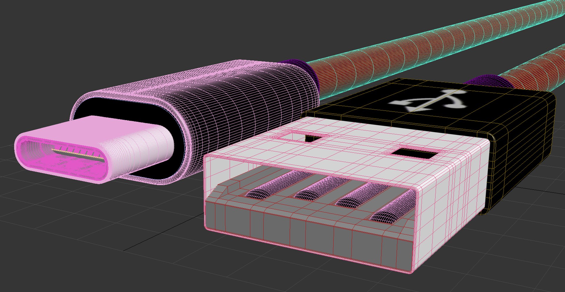 3D USB and USB TYPE C Octane Render 405 - TurboSquid 1837072