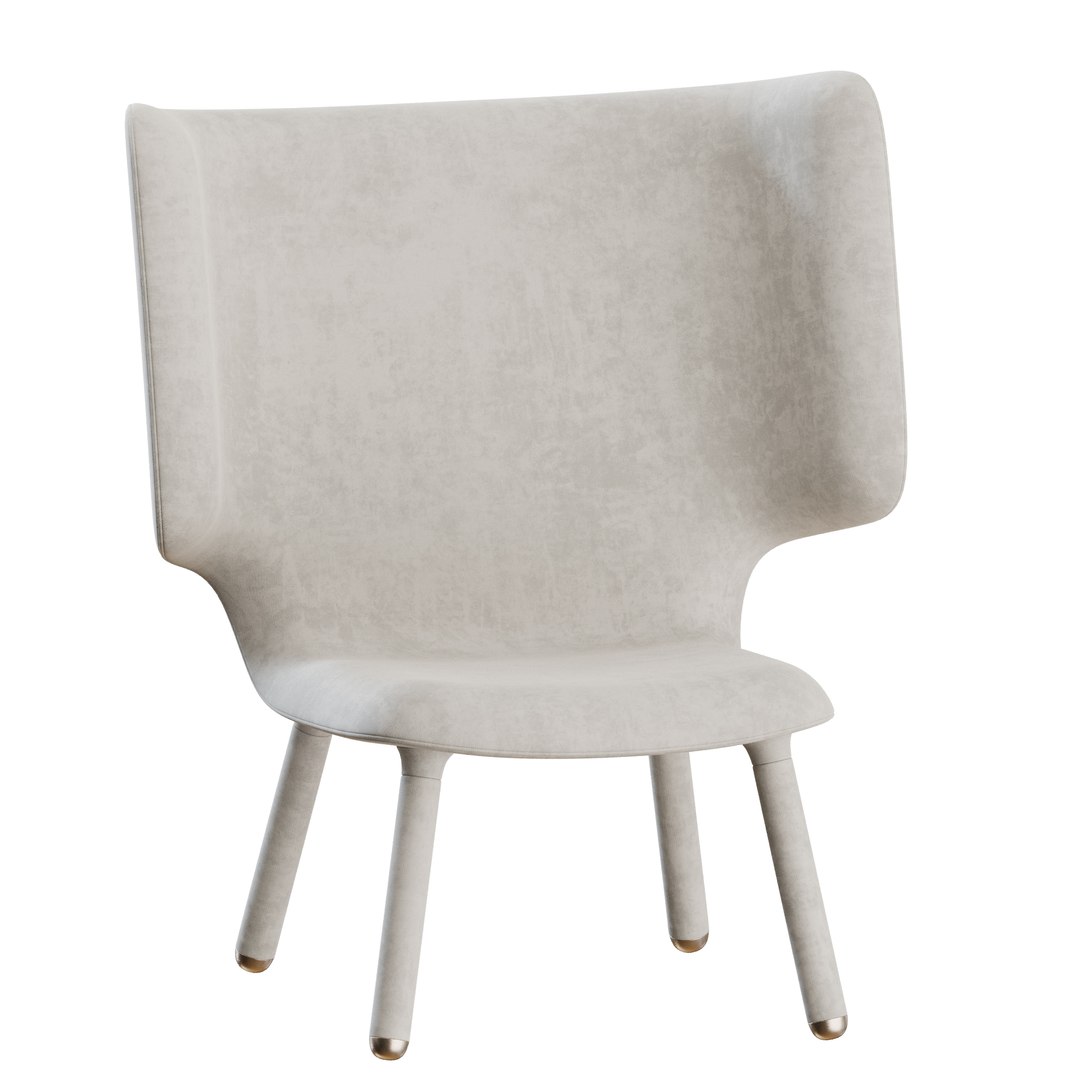 3D Tembo Lounge Chair by New Works - TurboSquid 1922966