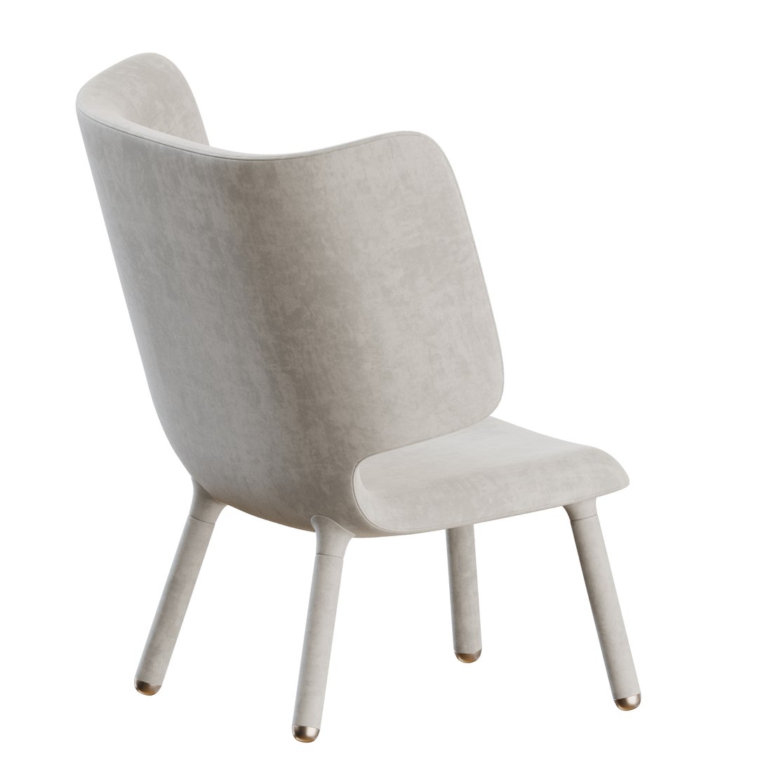 3D Tembo Lounge Chair by New Works - TurboSquid 1922966