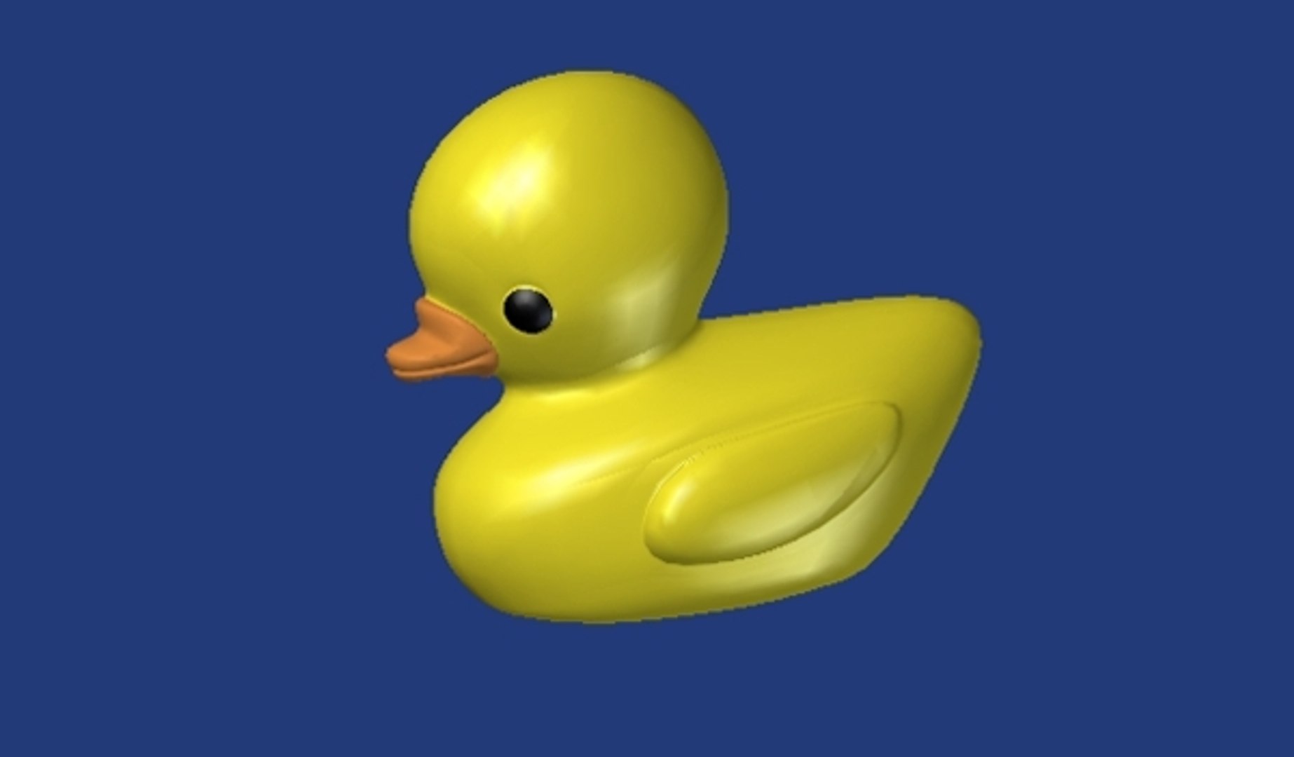 3d Yellow Duck Model