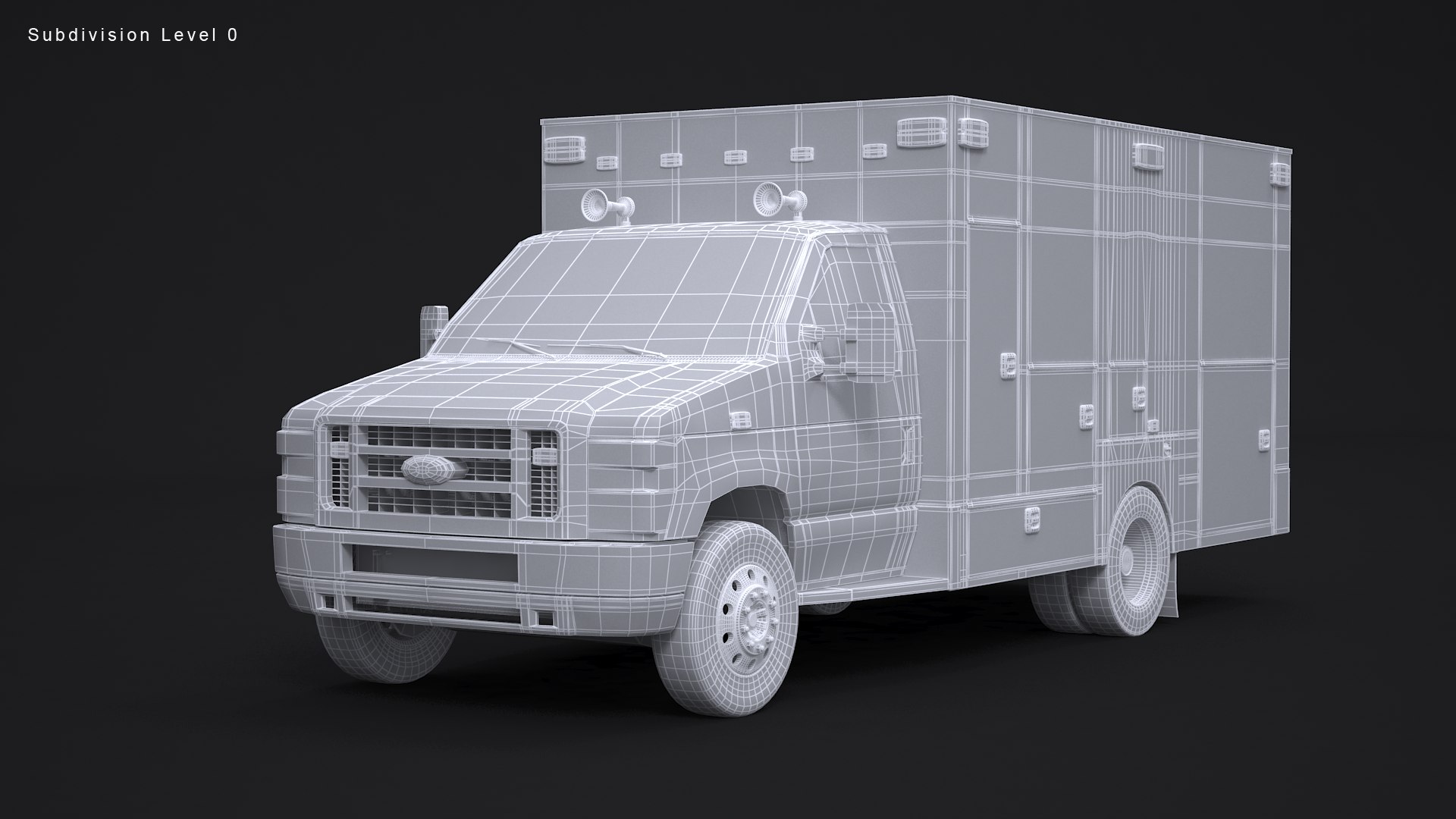 3D 2020 E-series Ems Ambulance Model - TurboSquid 1538400