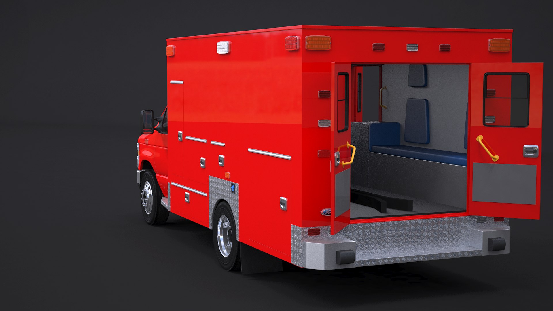 3D 2020 E-series Ems Ambulance Model - TurboSquid 1538400