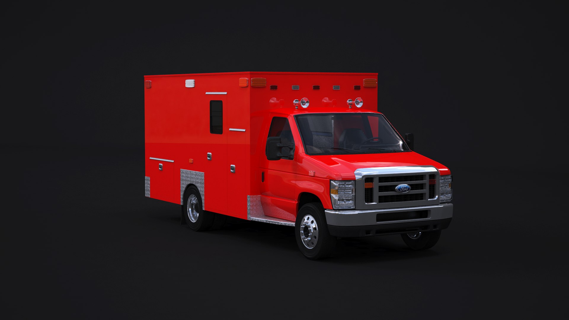 3D 2020 E-series Ems Ambulance Model - TurboSquid 1538400